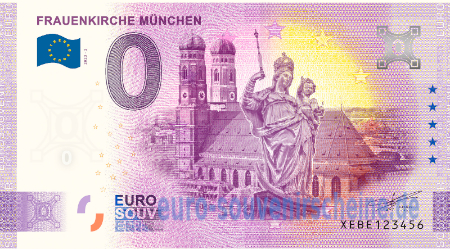 0 Euro Collector banknotes - XEBE-2023-2 FRAUENKIRCHE MÜNCHEN