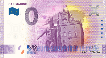 0 Euro Collector banknotes - SEDT-2024-3 SAN MARINO